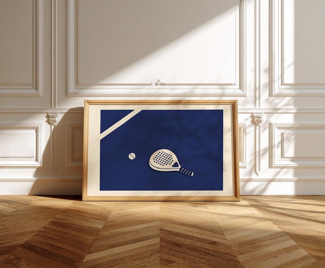 Padel | Padel Play Wall Art | Modern Sports Print | Padel Home | Padel ...