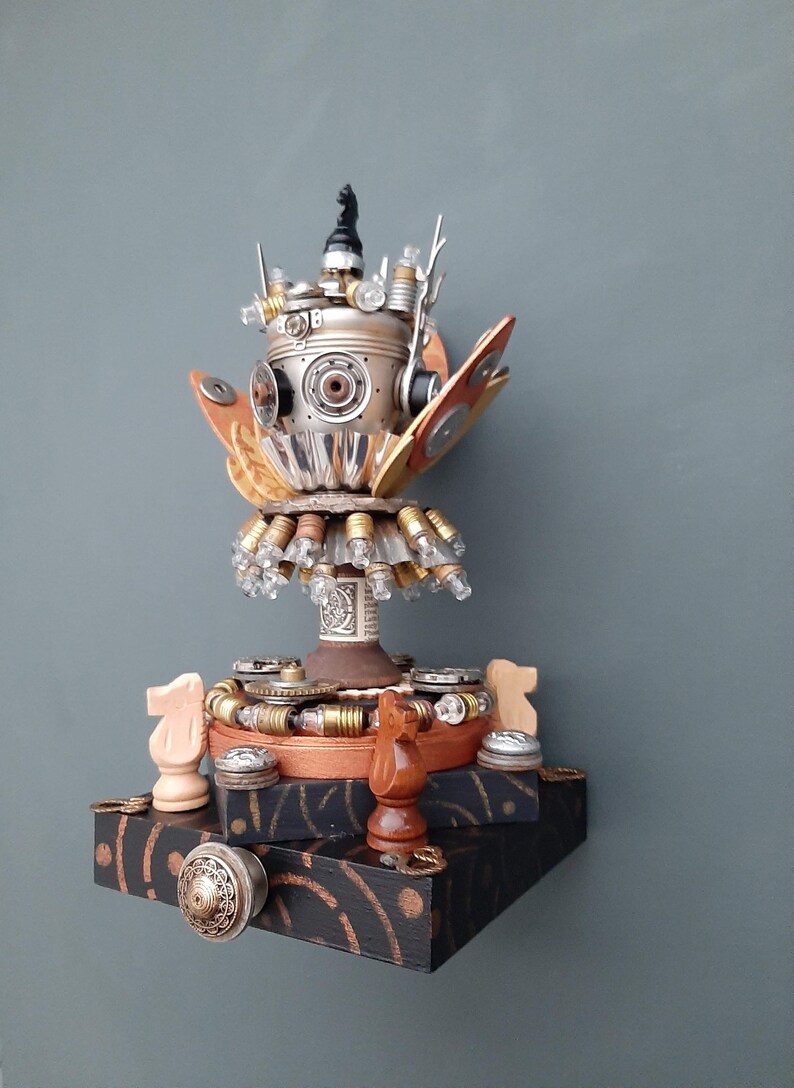 Warrior Queen Found Object Sculpture Queen Art Mixed Media Art - Etsy