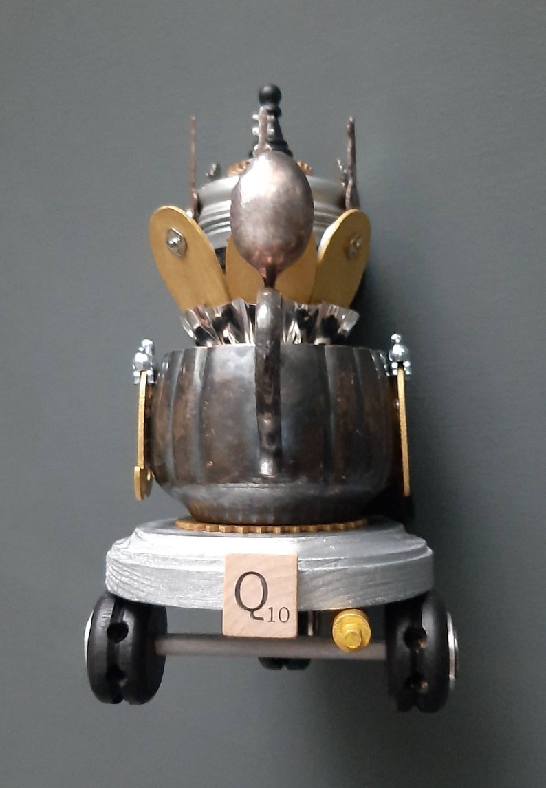 Queen Racer - Art Assemblage - Tabletop Art - Mixed Media - Etsy