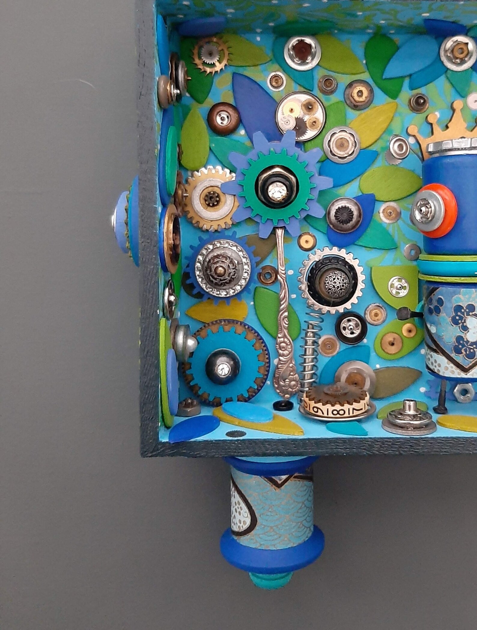 Queen of the Garden - Art Assemblage - Mixed Media - Found Object Art ...