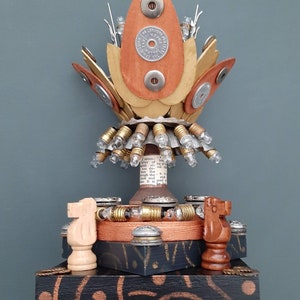 Warrior Queen Found Object Sculpture Queen Art Mixed Media Art - Etsy