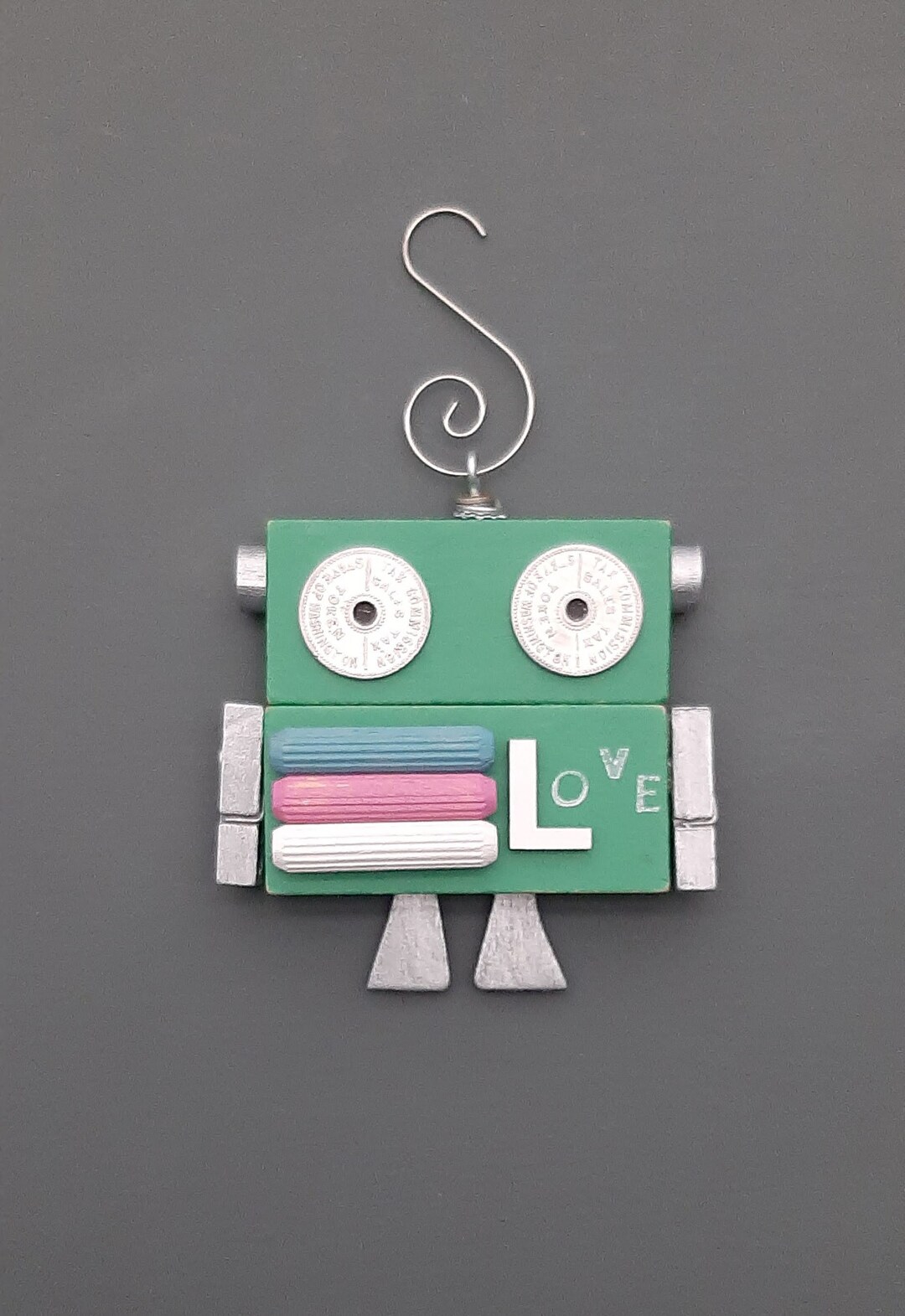 Love Ornament Transgender Bot Found Objects Decor - Etsy