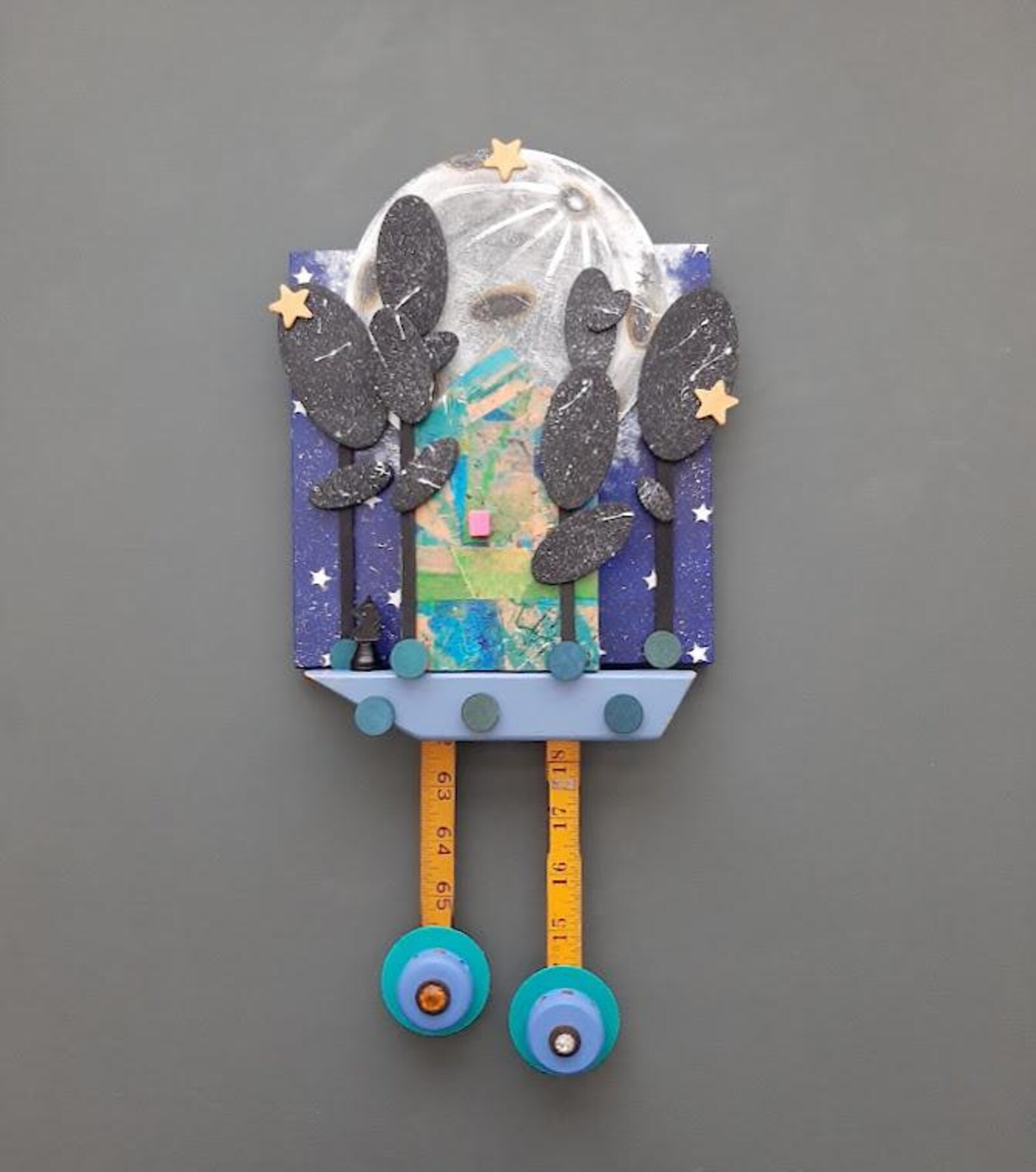 A Knight With 3 Gold Stars - Art Assemblage - Wall Art - Mixed Media ...