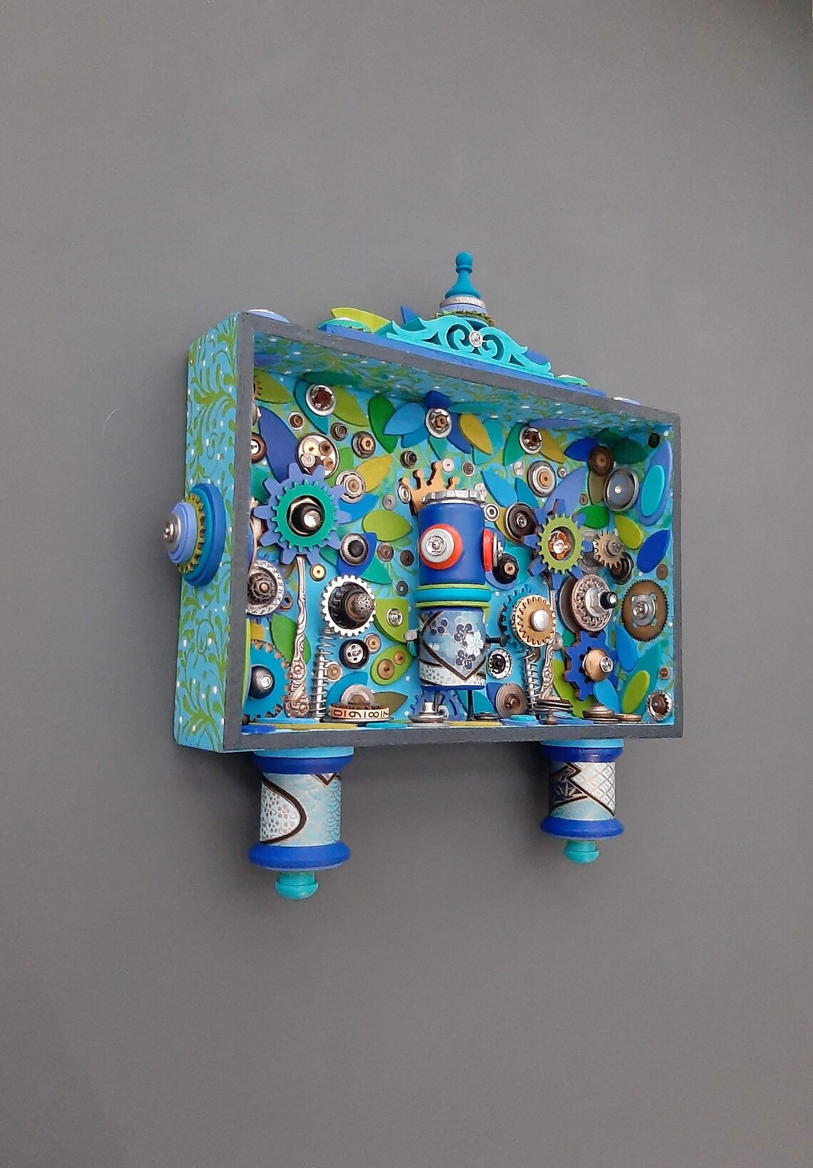 Queen of the Garden - Art Assemblage - Mixed Media - Found Object Art ...