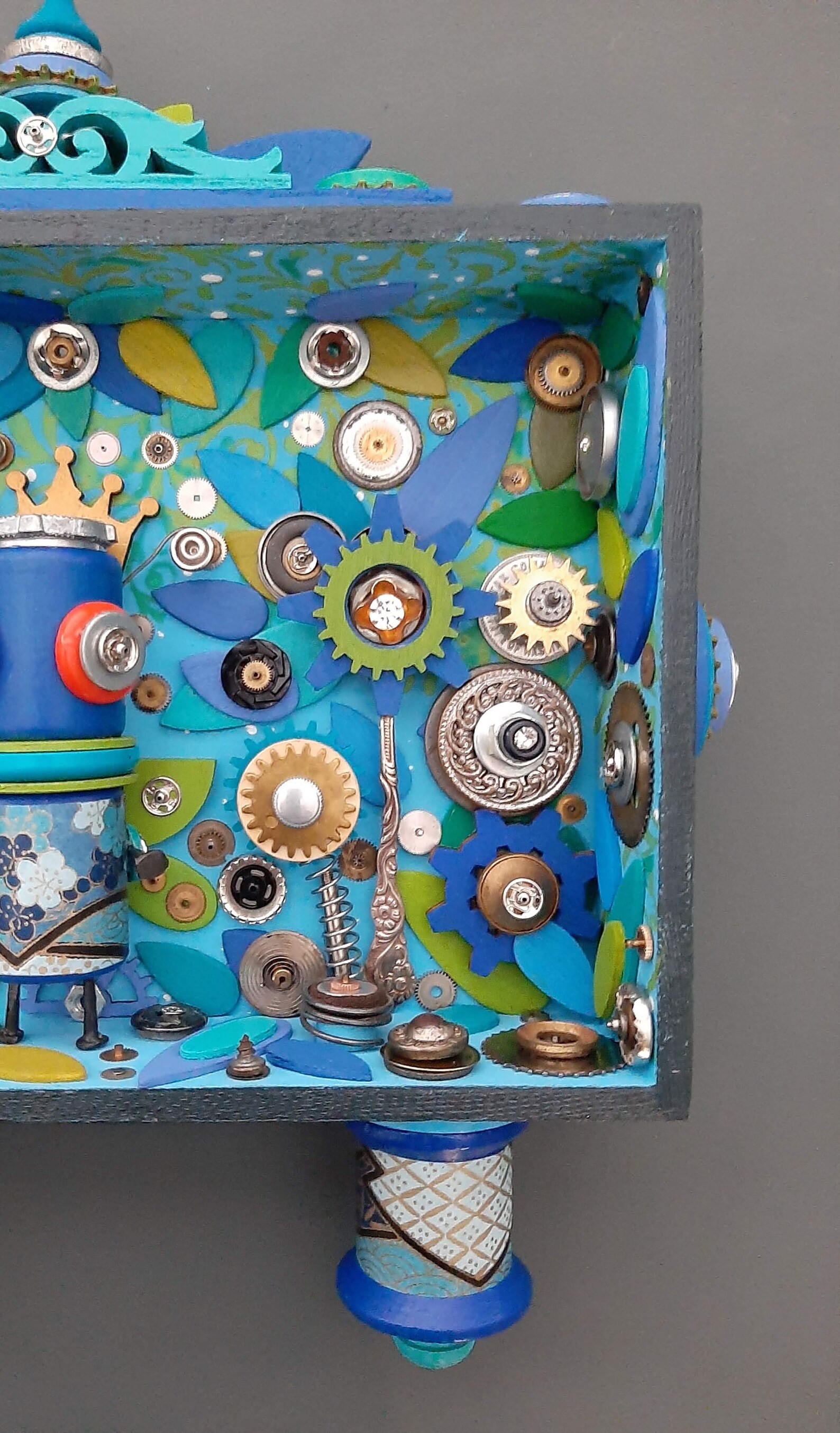 Queen of the Garden - Art Assemblage - Mixed Media - Found Object Art ...