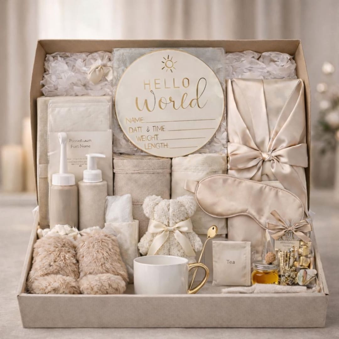Deluxe Postpartum Care Package for Mom | New Mom Recovery Gift Box ...