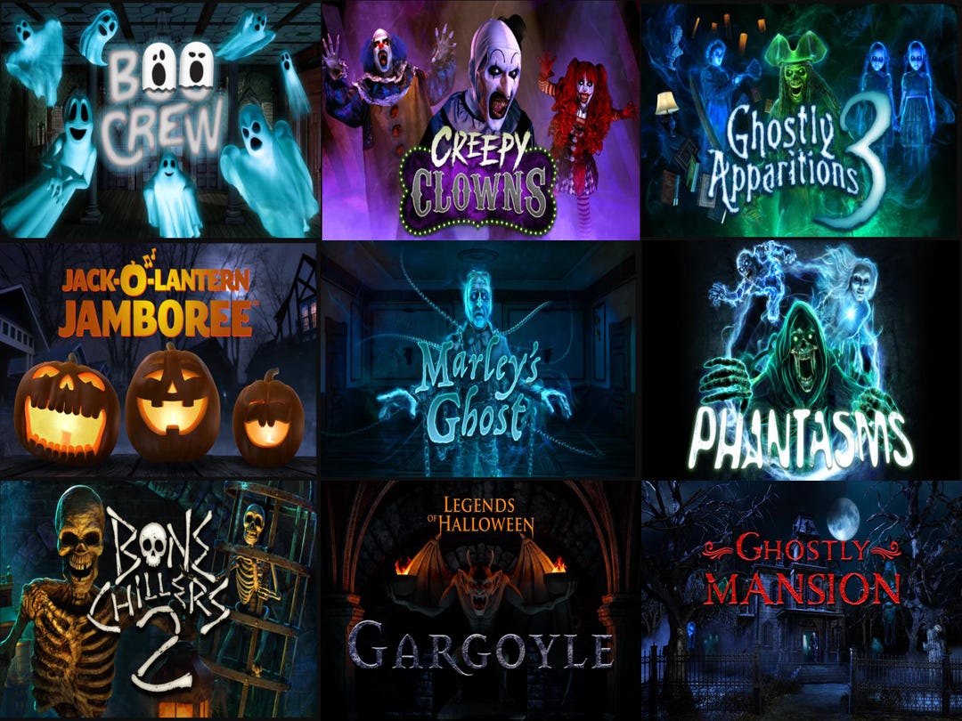 Haunted House Mega Pack | Halloween Digital Displays & Animations - Etsy