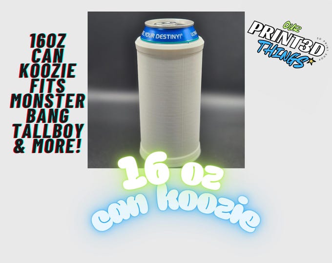 Plain 16 Oz Can Koozie for Energy Drinks - Beverage Sleeve - Etsy