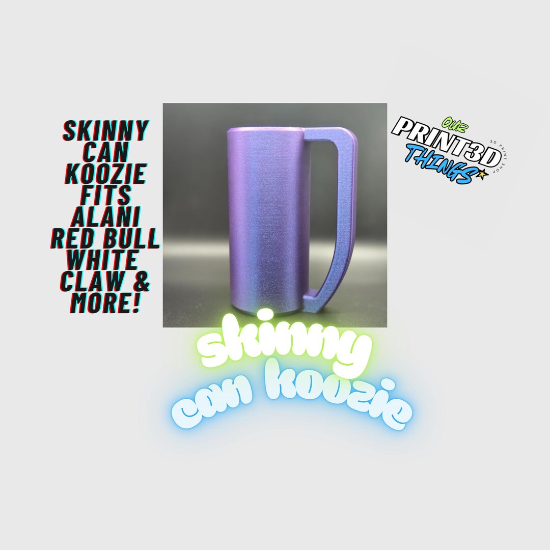 Plain Skinny Can Koozie for Energy Drinks - Beverage Sleeve - Etsy
