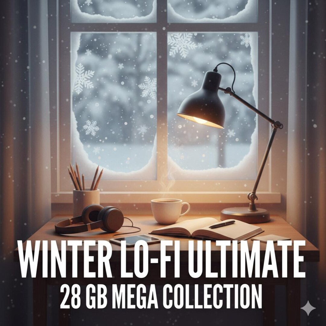 Winter Lo-fi Ultimate Pack | 28GB Chillhop & Cozy Study Music | Sleep ...