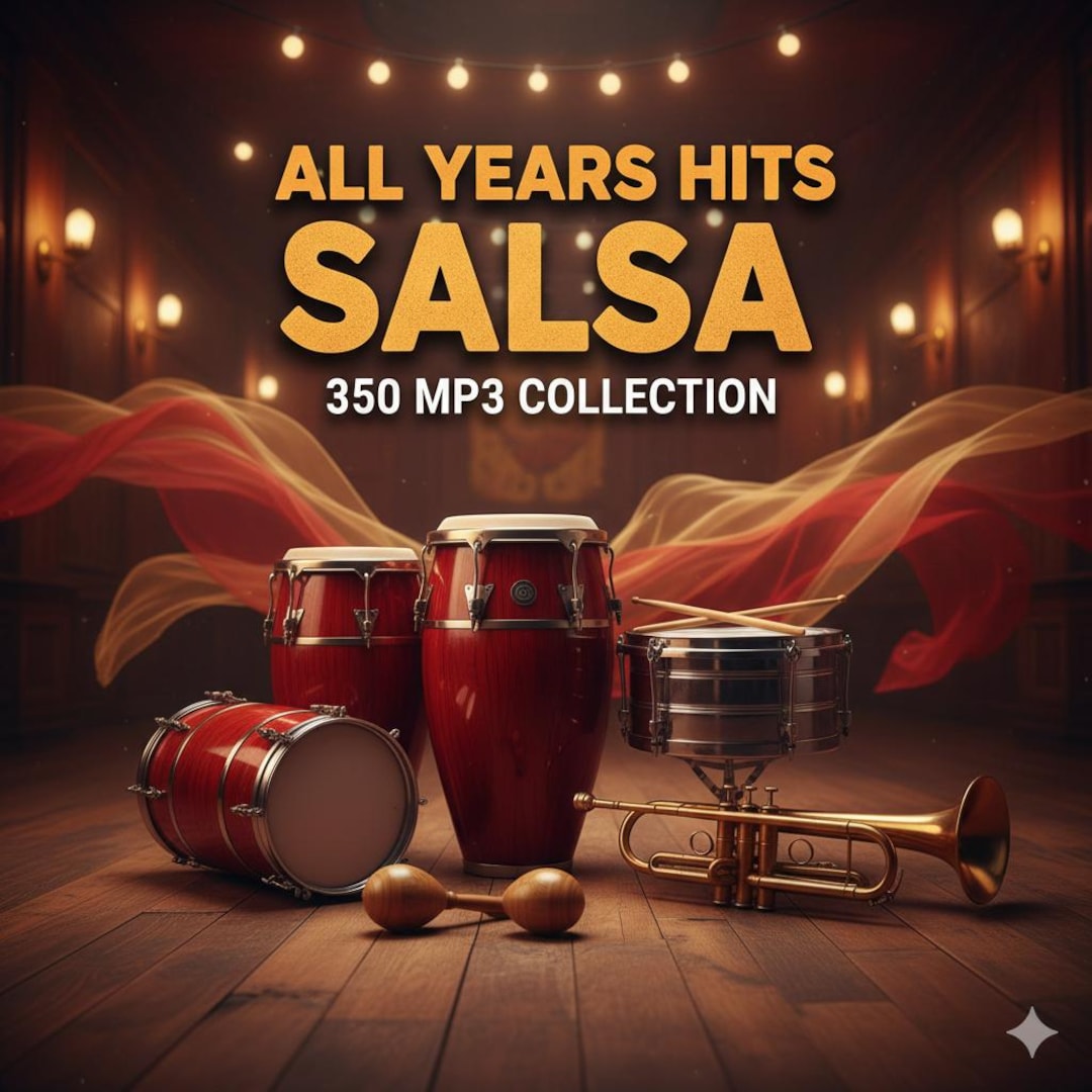 All Years Salsa Hits MP3 Pack | 350 Tracks | Classic & Modern Salsa ...