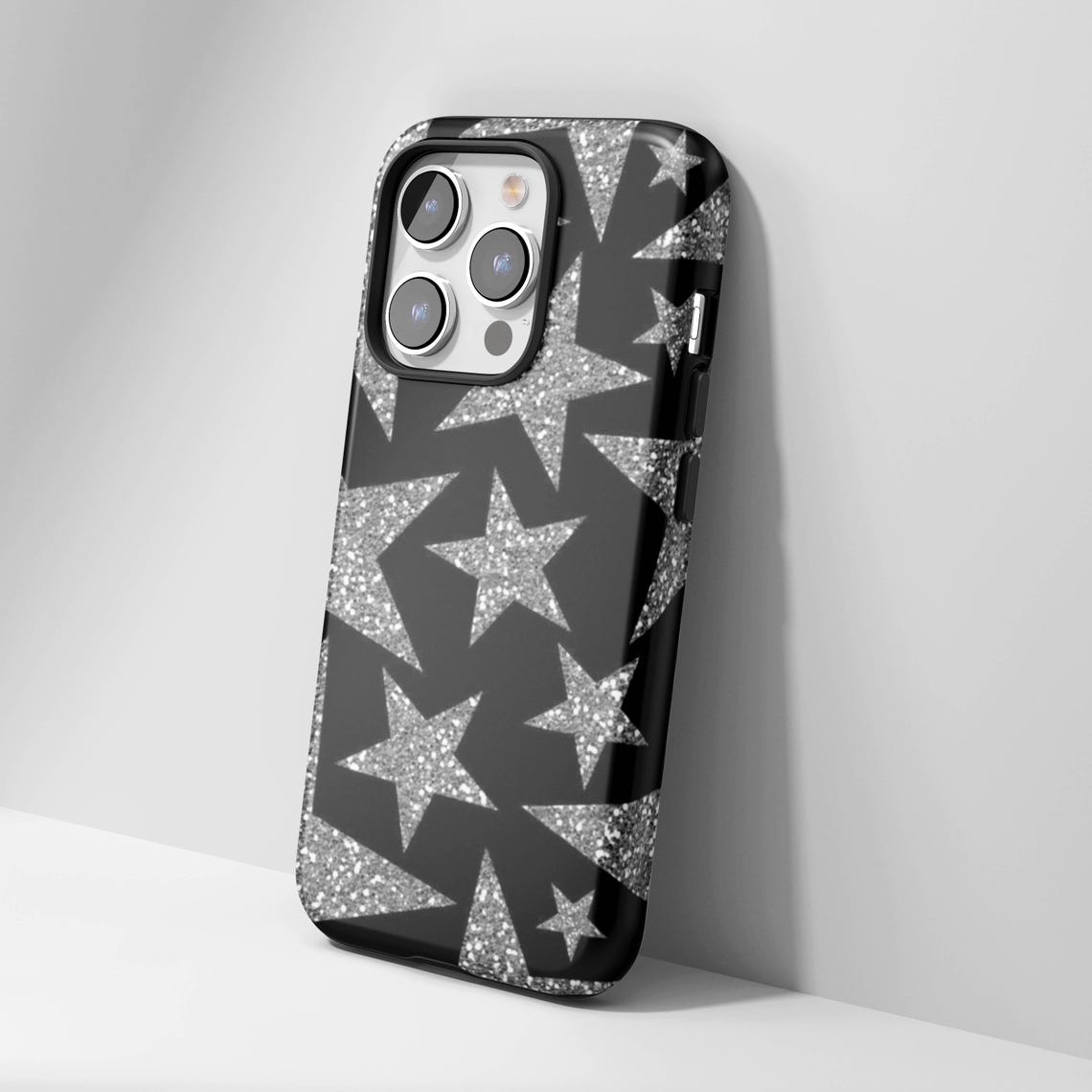 Silver Star Phone Case Y2K Aesthetic Cover , Trendy Fashion, Compatible ...