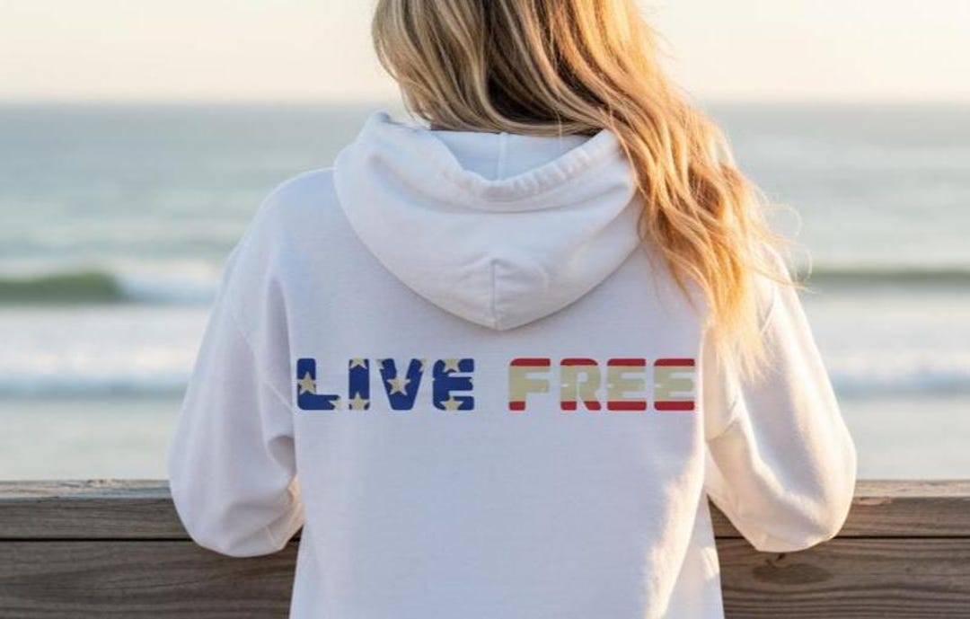 USA Freedom LIVE FREE 250th Anniversary Graphic: American Flag Vector ...