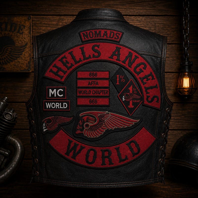 Hells Angels Badge - Etsy UK