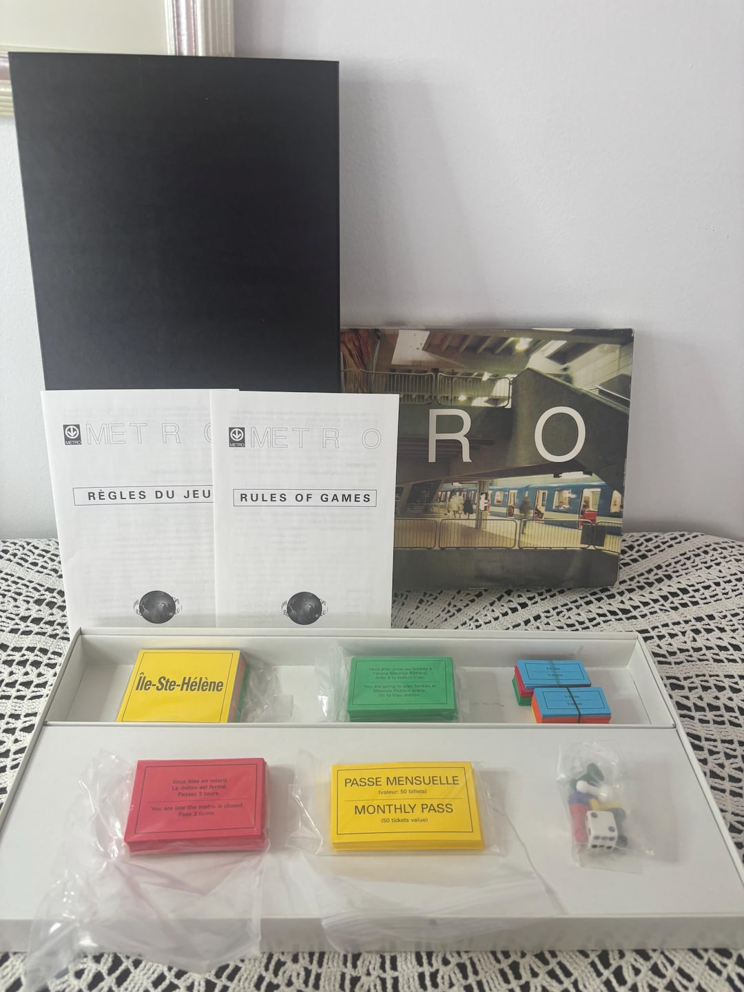Very Rare 100% Complete Metro Board Game From Interjeu, Based on the ...
