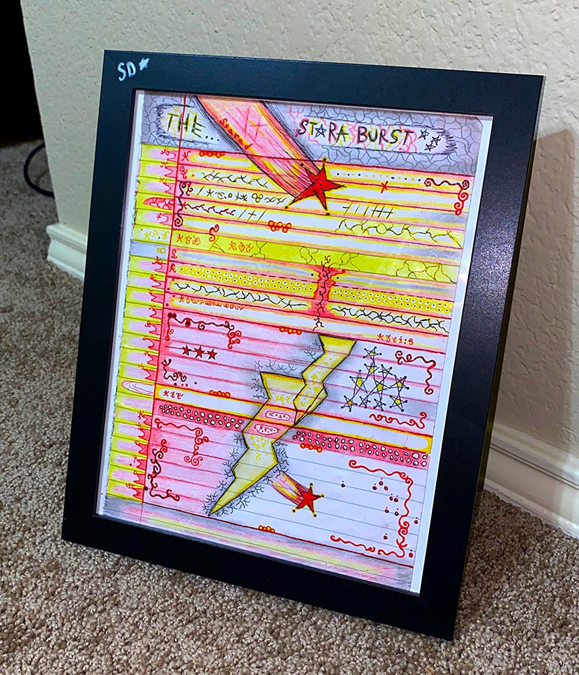 Cyberpunk Room Poster | Neon Lightning Aesthetic, Vaporwave, Y2k Red ...