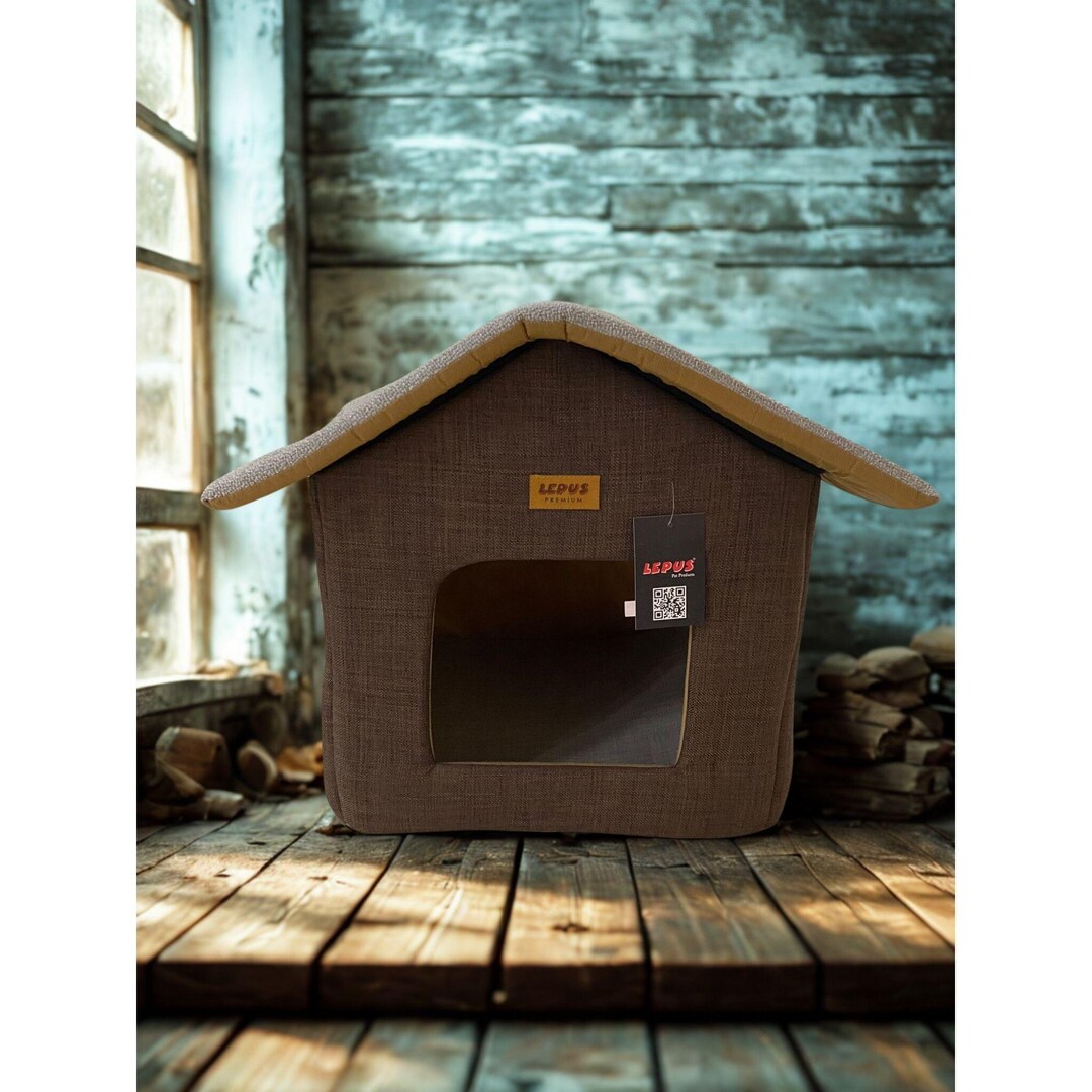 Cozy Foldable Pet House: Soft Indoor Kennel for Cats & Small Dogs - Etsy