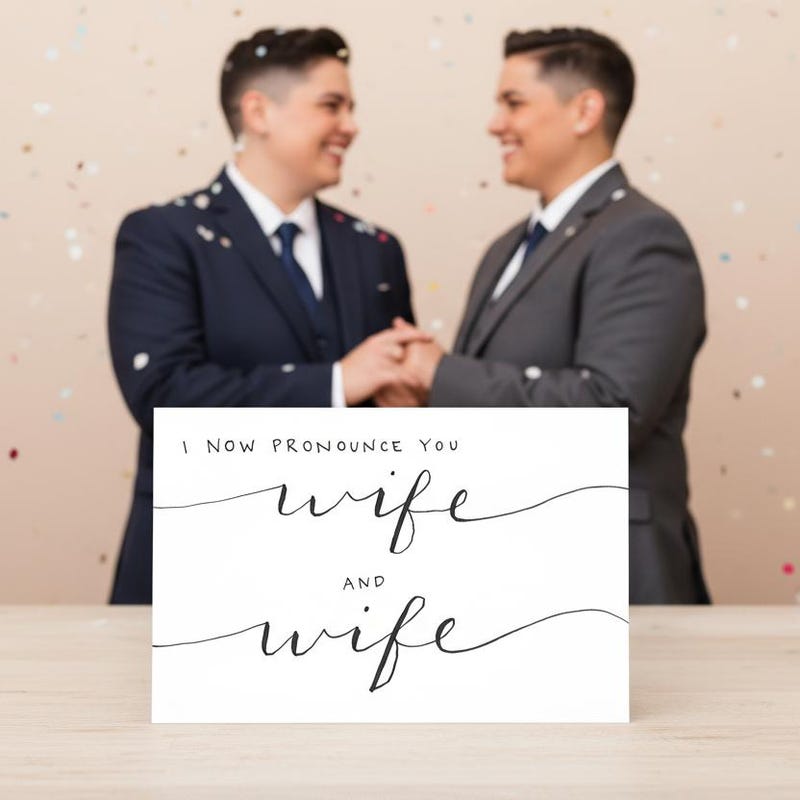 Wedding Card Handpainted - Etsy
