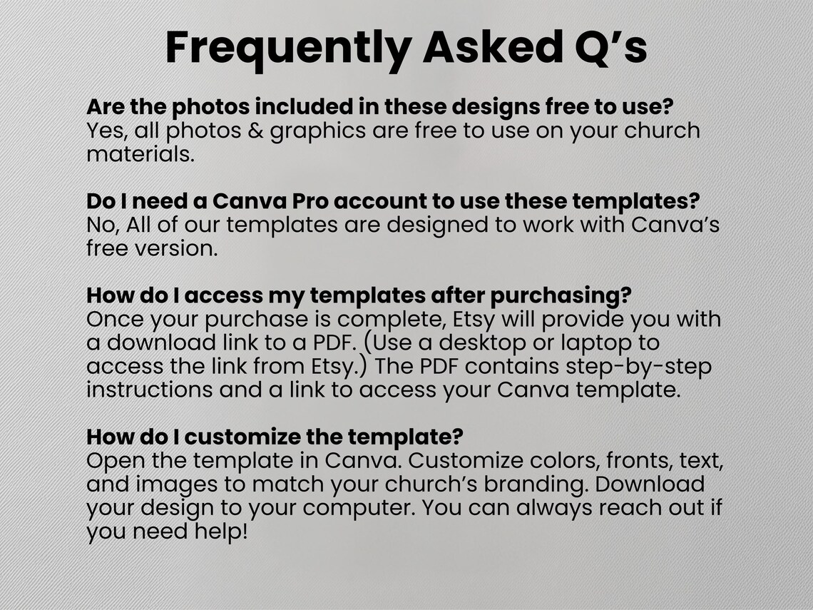 Church Visitor Connect Card Canva Template | Editable Guest Form - Etsy