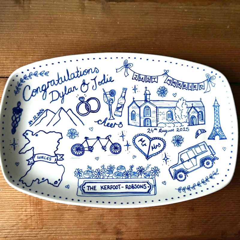 Serving Plates Porcelain - Etsy UK