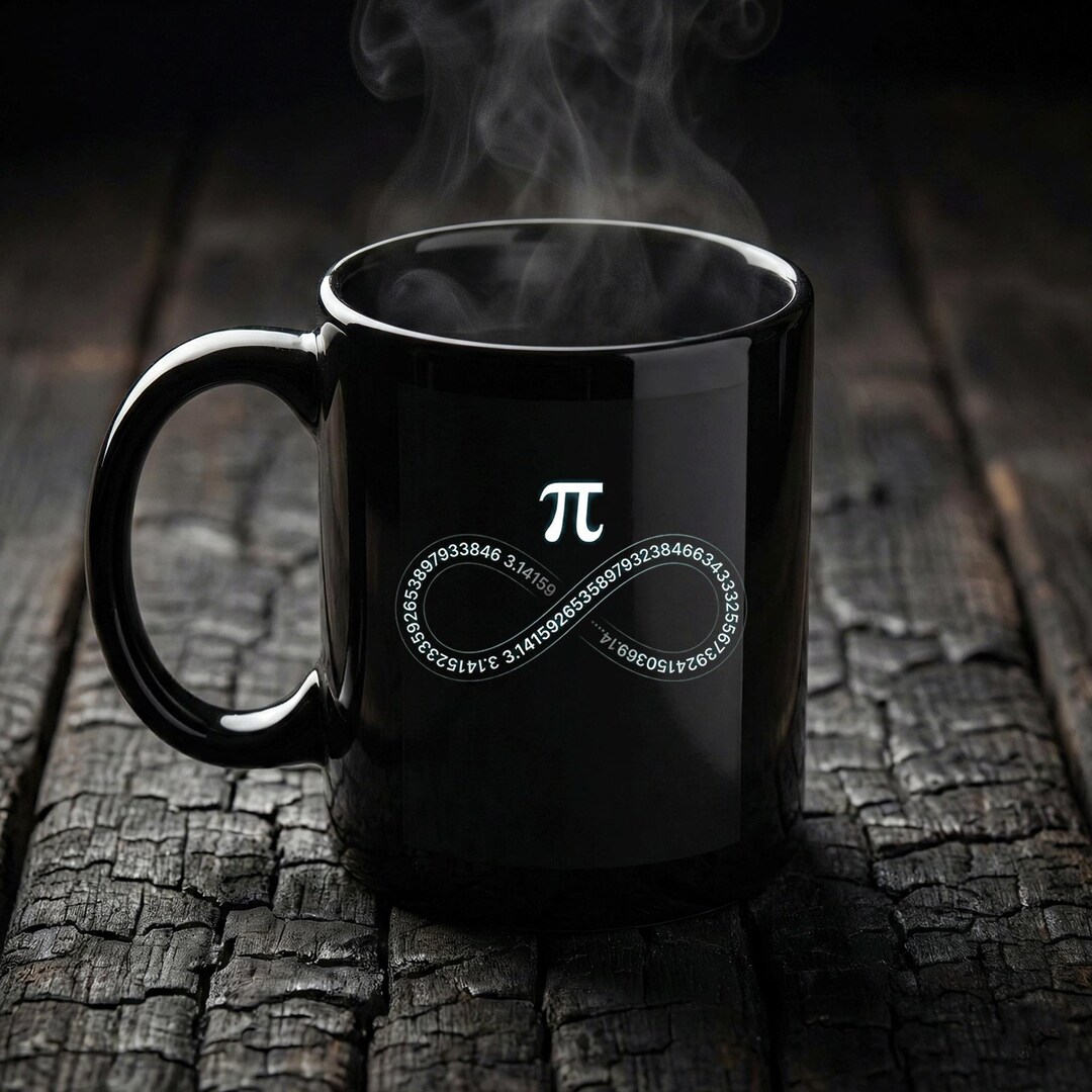 Infinite Pi Symbol Mug With Number Sequence Loop Math Lover Coffee Cup ...