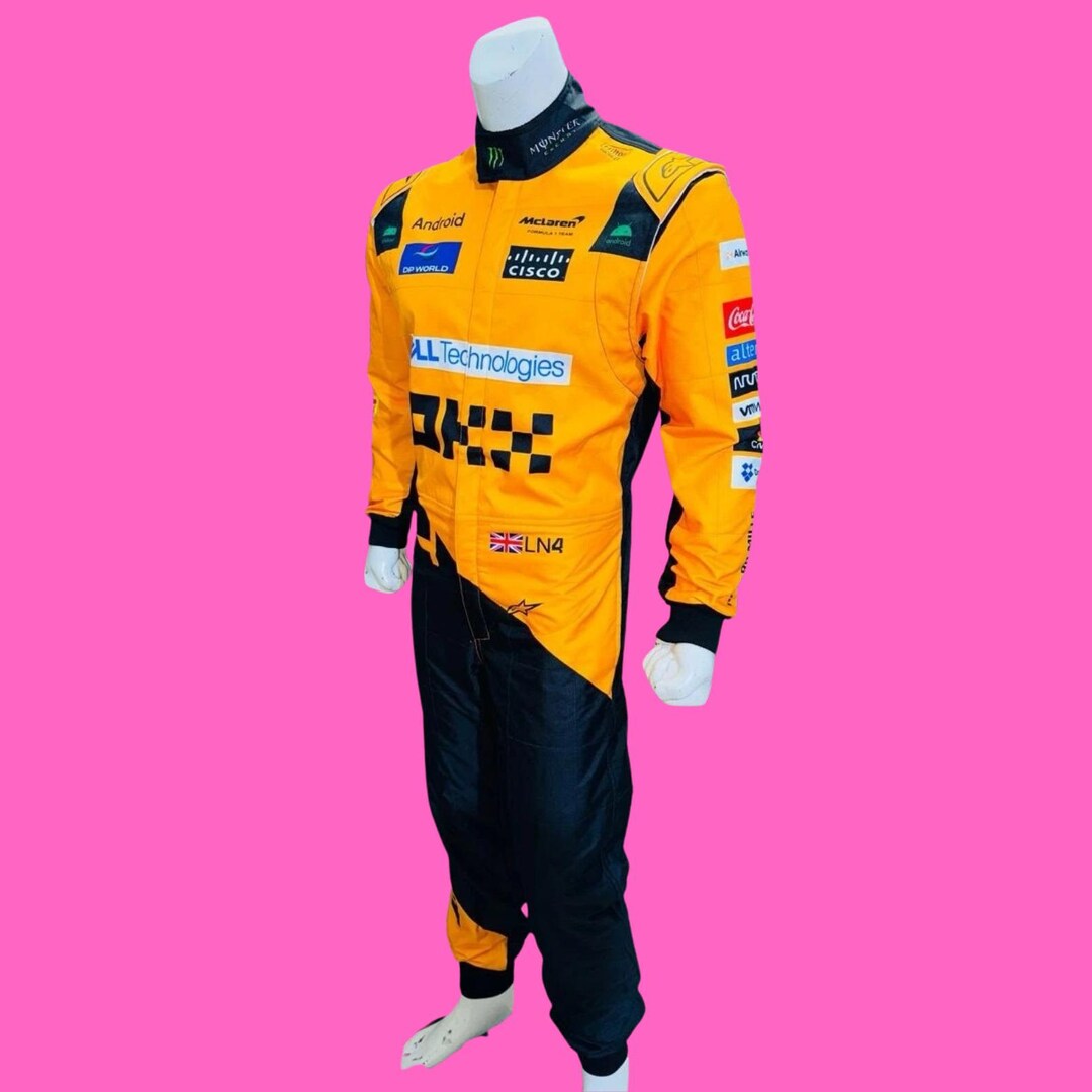 Kart Racing Suits of Formula 1 Racers With Matching Gloves, Caps and ...