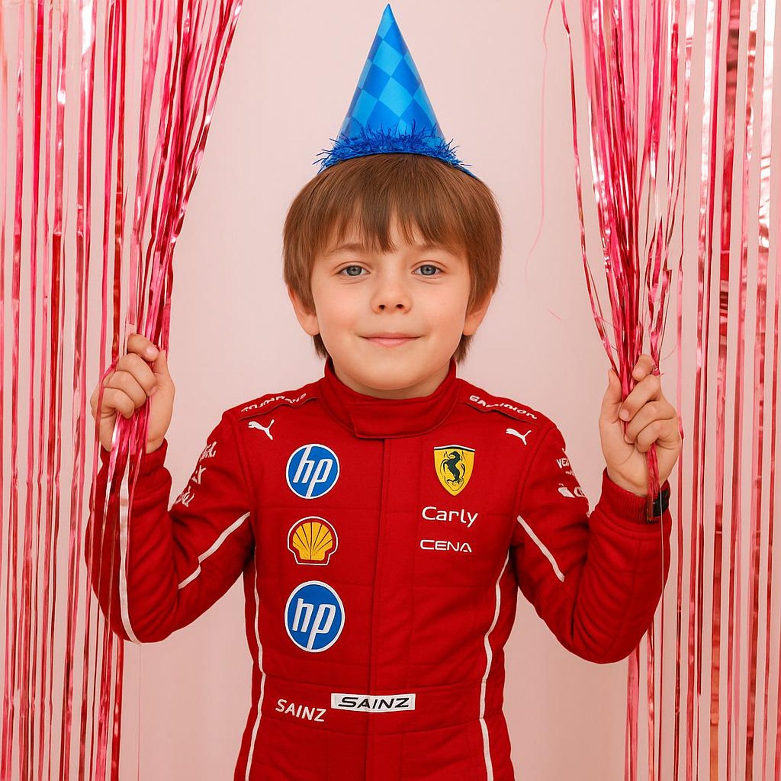 Kart Racing Suits of Formula 1 Racers With Matching Gloves, Caps and ...