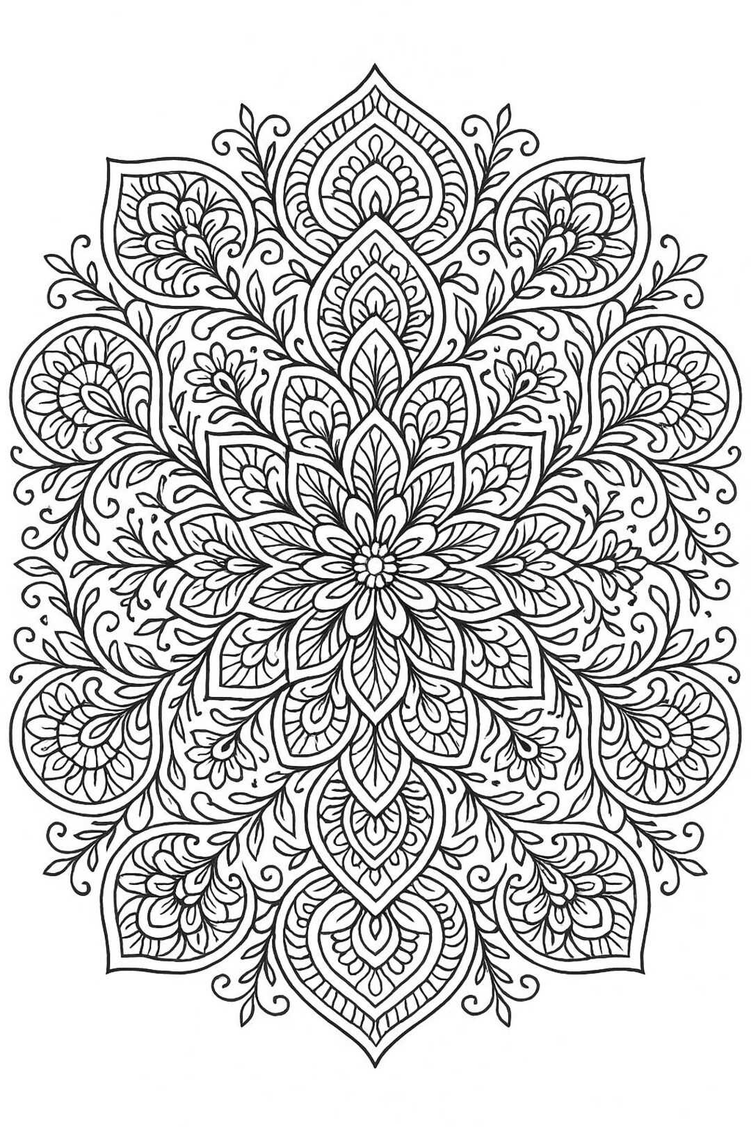 8 Mandalas to Color for Adults – Tree of Life, Sun & Moon, Feather ...