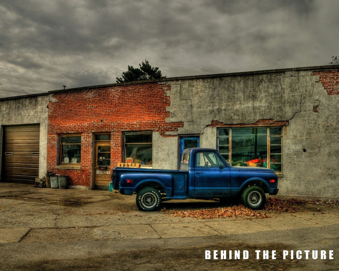 Osgood Indiana Photo - Fne Art Photo Print - Garage Photo - Wall Decor ...