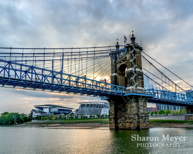 John A. Roebling Suspension Bridge Print, Fine Art Photo Print ...