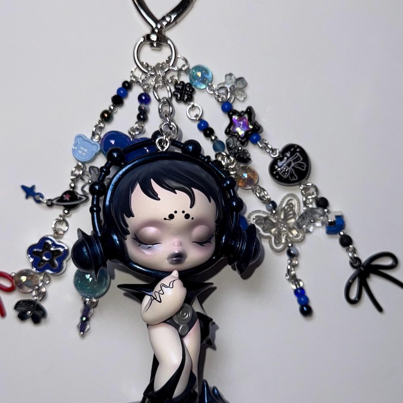 Skullpanda Keychain - Etsy