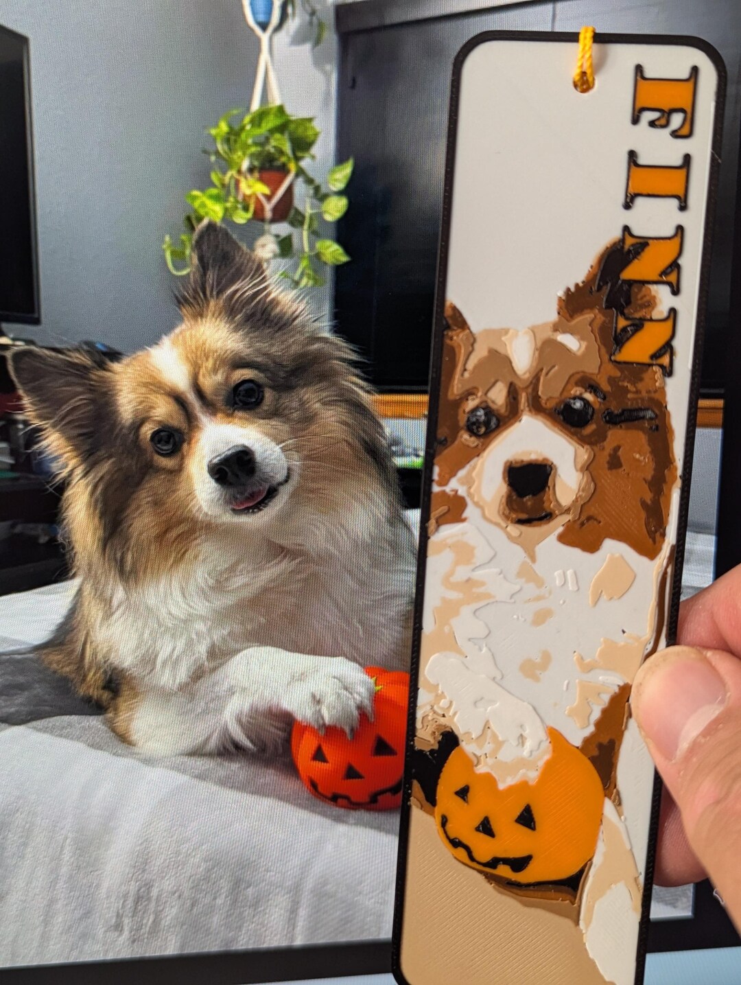Custom Dog Photo Bookmark: Personalized Pet Gift - Etsy