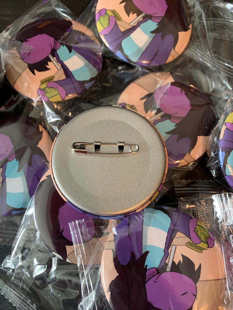 DELTARUNE Character Buttons (susie, Noelle & Spamton!) 58mm Glossy ...