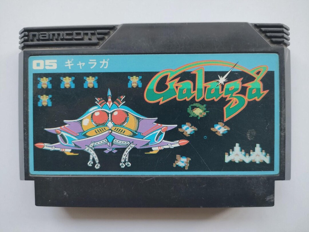 Galaga 1985 Famicom CLEANED & TESTED Works Namcot Nintendo - Etsy