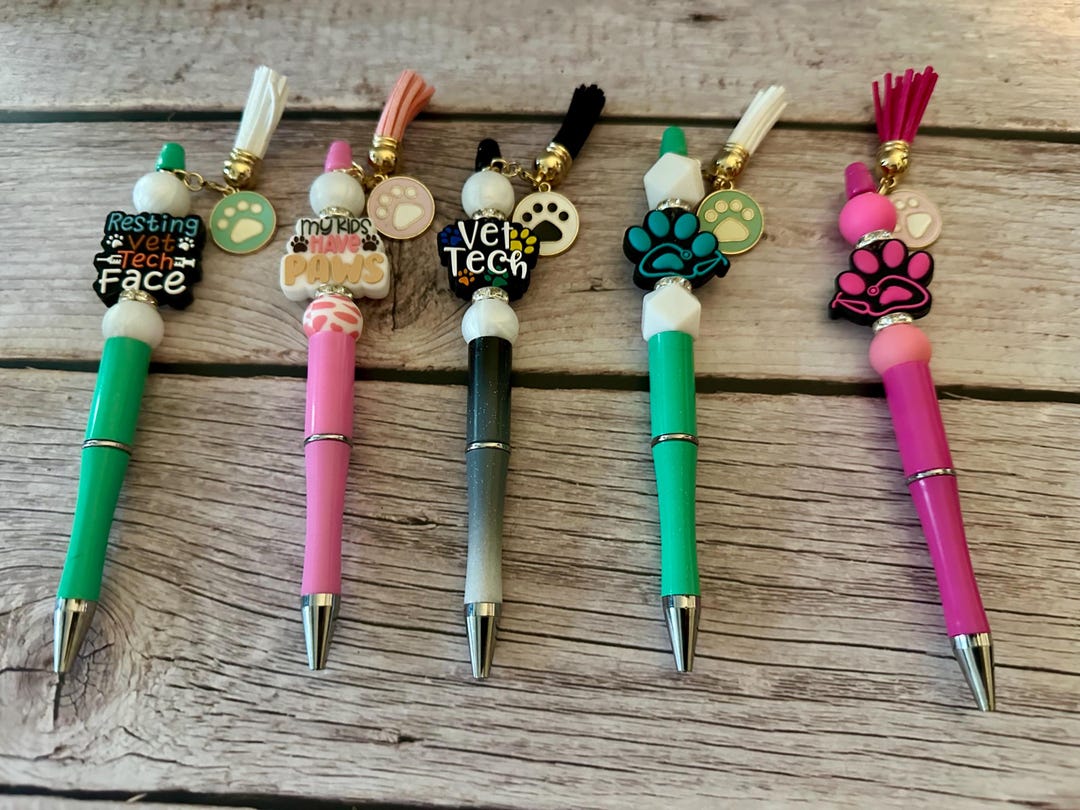 Vet Tech Pen: Black Ink, Refillable - Etsy