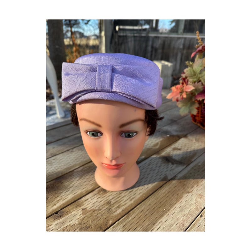 Lilac Pillbox Hat - Etsy