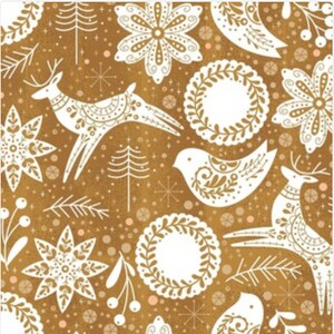 Plush Velvet Gingerbread Forest Throw Pillows Woodland Animals ...