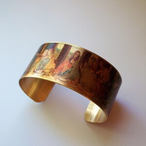 Da Vinici Last Supper Painting Cuff Bracelet - Etsy
