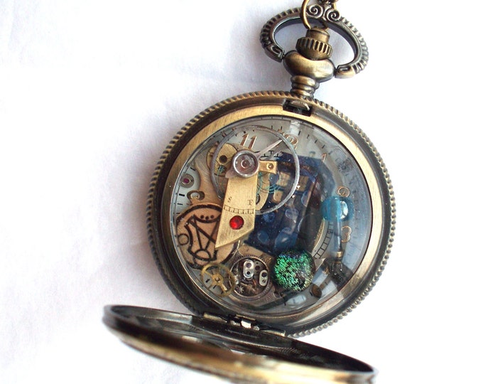 Doctor Who Pocket Watch Necklace vortex Calculations - Etsy
