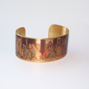 Da Vinici Last Supper Painting Cuff Bracelet - Etsy