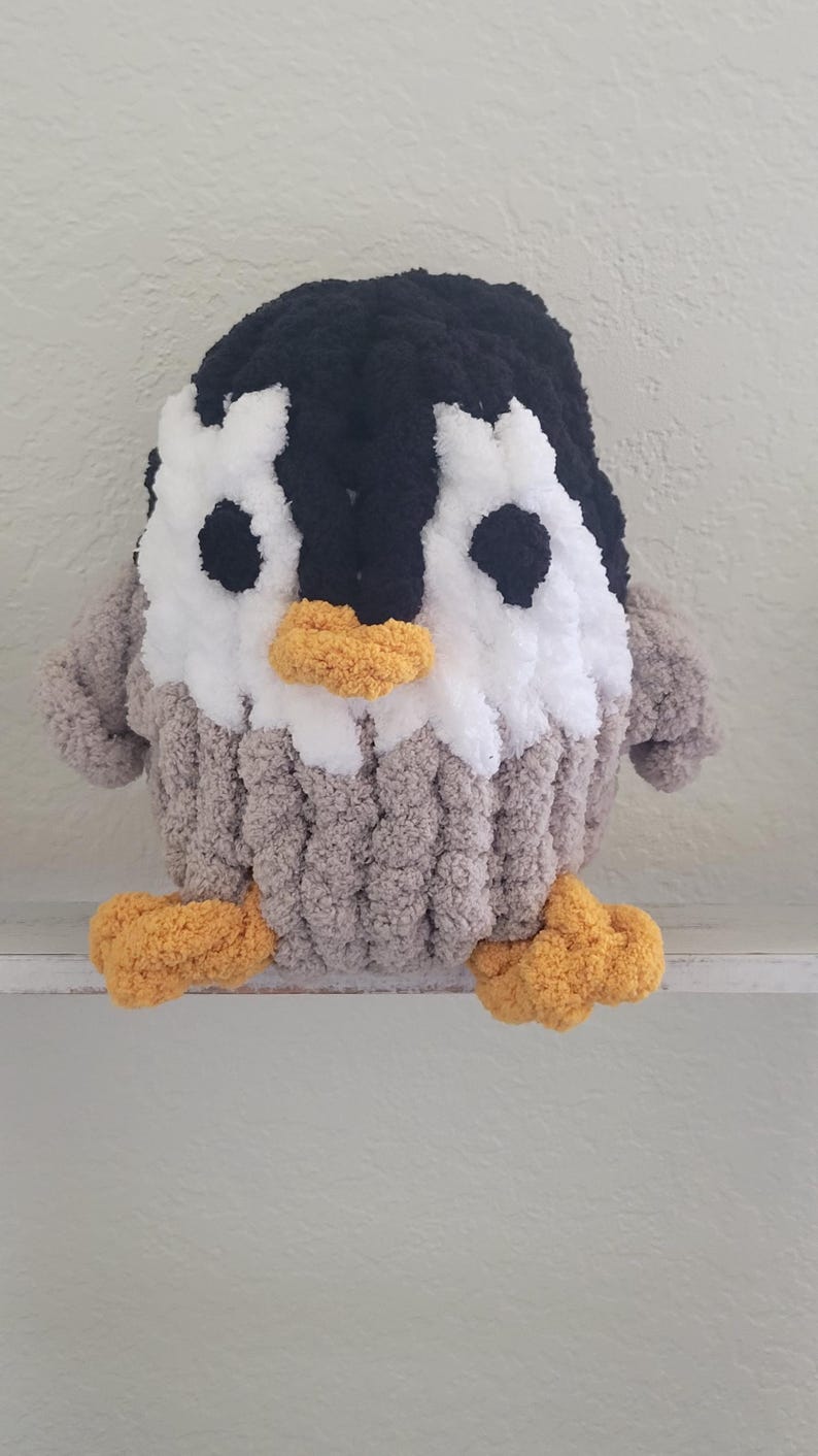 Large Stuffed Penguin - Soft Stuffed Animal - Snuggler - Oversized ...