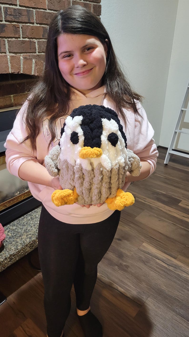Large Stuffed Penguin - Soft Stuffed Animal - Snuggler - Oversized ...