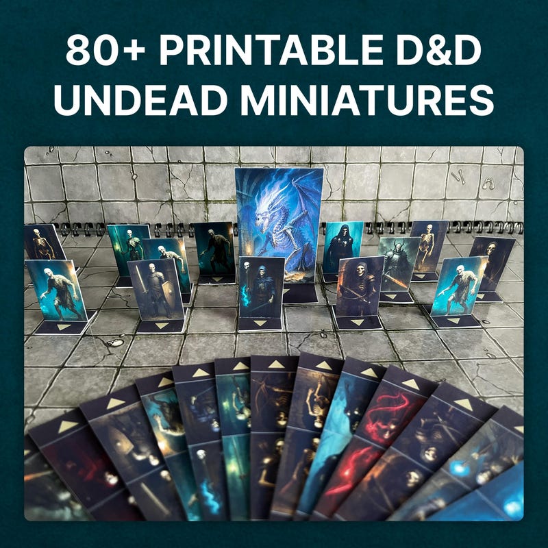 Printable Dnd Paper Miniatures - Etsy