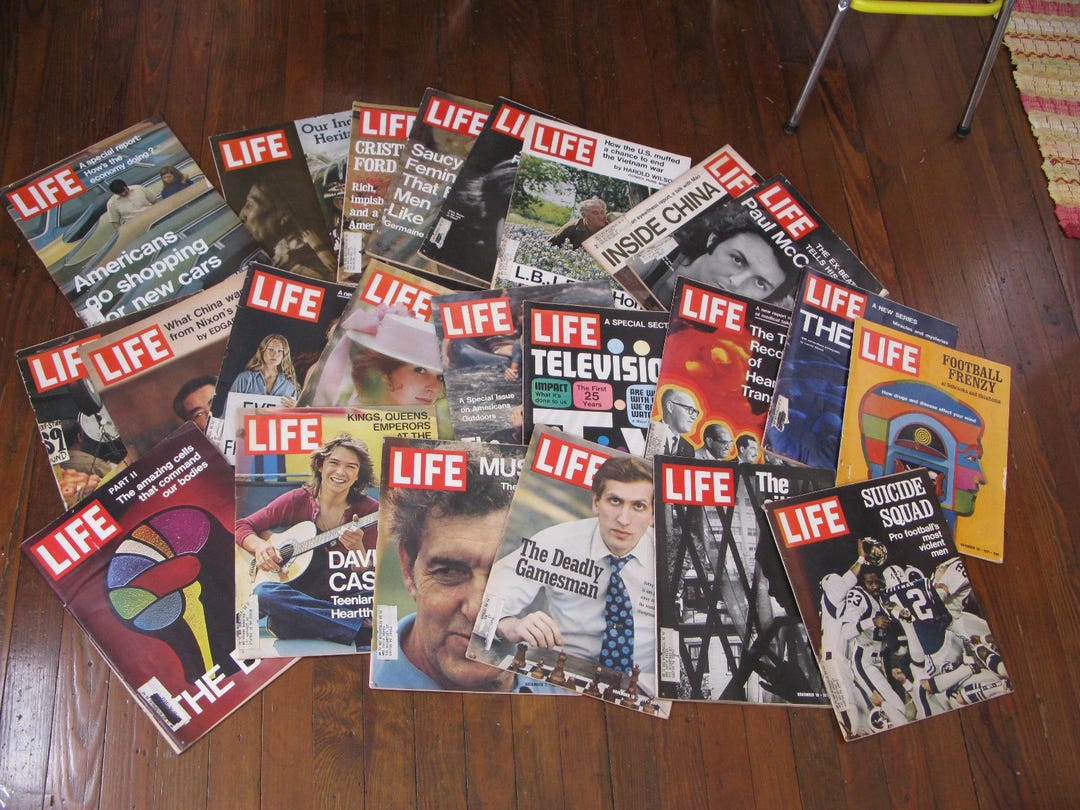Vintage LIFE Magazines 23 of Them From 1971 Paul Mccartney LBJ Princess ...