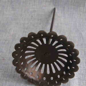 Vintage Metal Spike Punch Receipt Counter Note Holder 8 1/2 Industrial ...