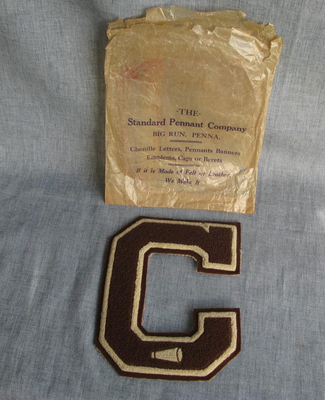 Vintage Letter C Varsity Letterman Sweater Letter Cheerleader ...