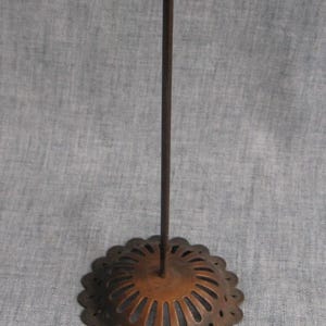 Vintage Metal Spike Punch Receipt Counter Note Holder 8 1/2 Industrial ...