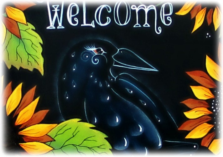 E PATTERN - Welcome Sunflowers - Flowers & Crow! Year Round - Designed ...