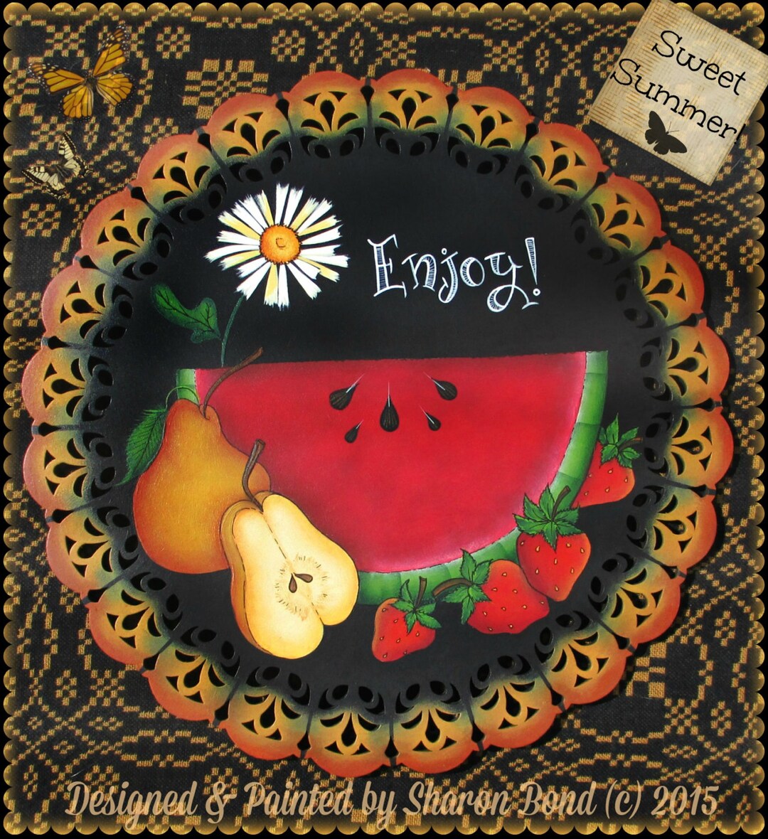 E PATTERN - Sweet Summer - Enjoy Summer Fruit With This Colorful ...