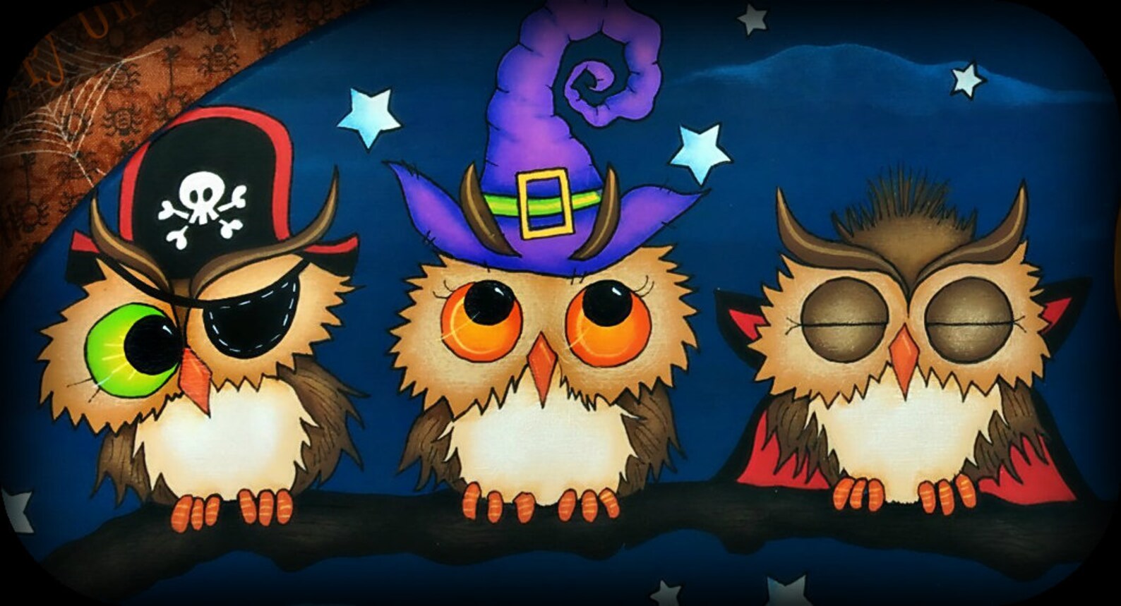 E PATTERN - Silly Halloween Owls Ready for Halloween! Designed ...